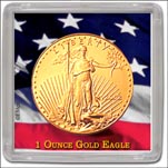Edgar Marcus & Co Snaptite Coin Displays for American Eagles