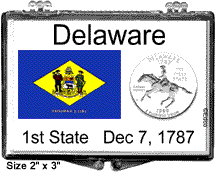 Statehood Quarters - Snaplock Displays, Albums, Frames and Folders